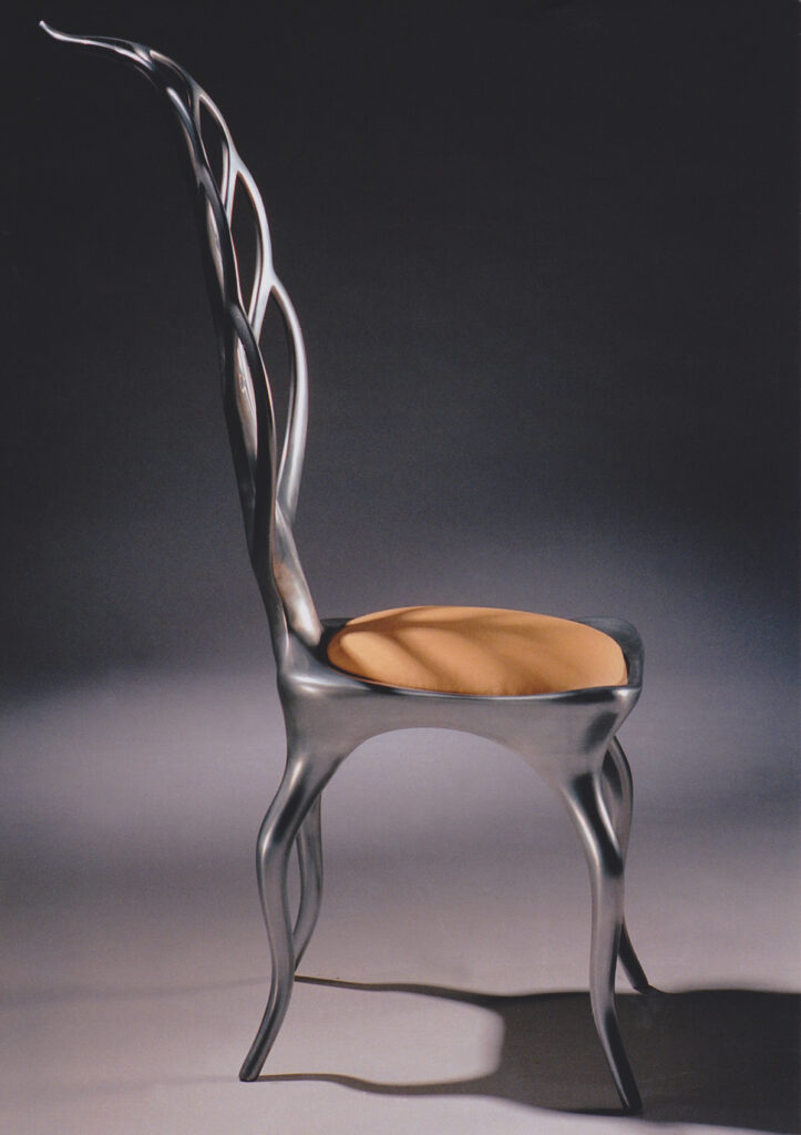 Leaf Chair aluminium sculptural designer furniture unique fruniture ...